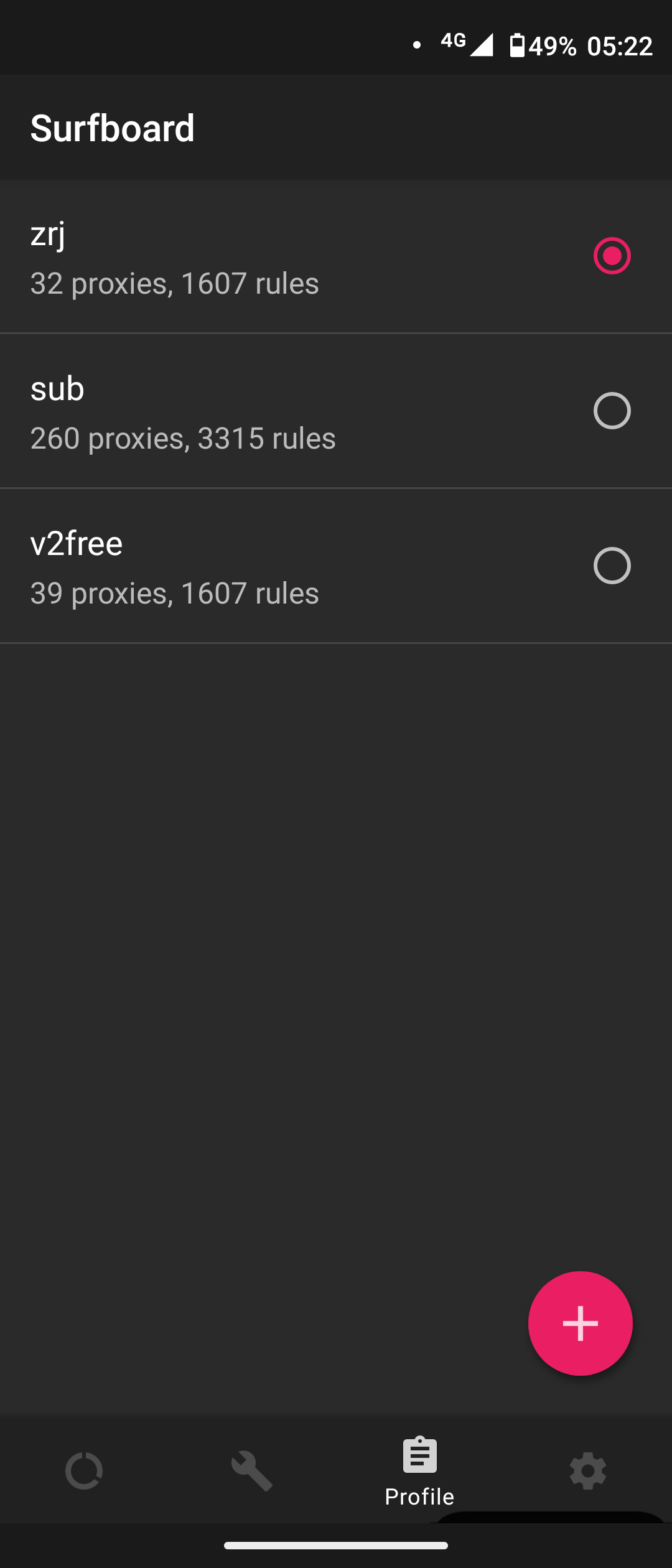 Surfboard 可能是最快的安卓代理软件-Clash Mac 导航